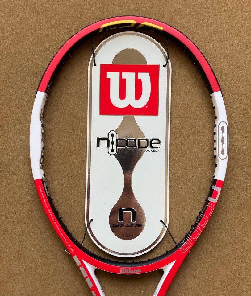 Wilson nCode Six One 6.1 Tour 90 Roger Federer Pro Staff Tennis Racquet ...