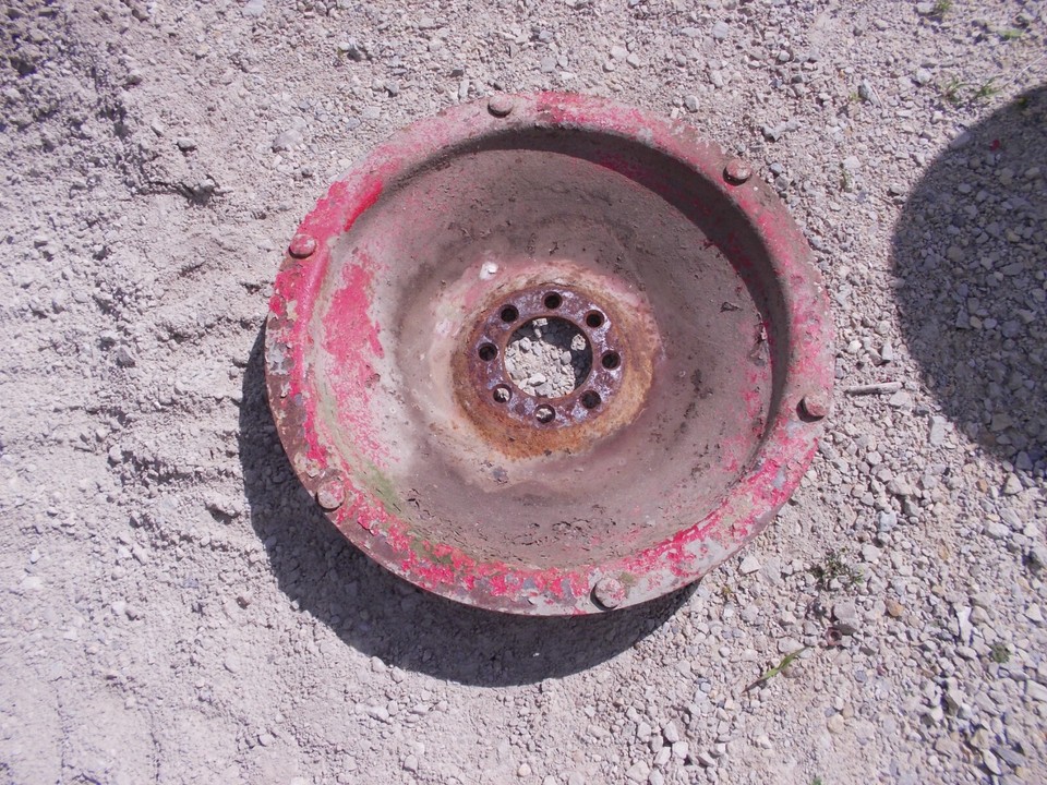 Massey Ferguson Tractor rear wheel rim to hub center dish w/ bolts | eBay