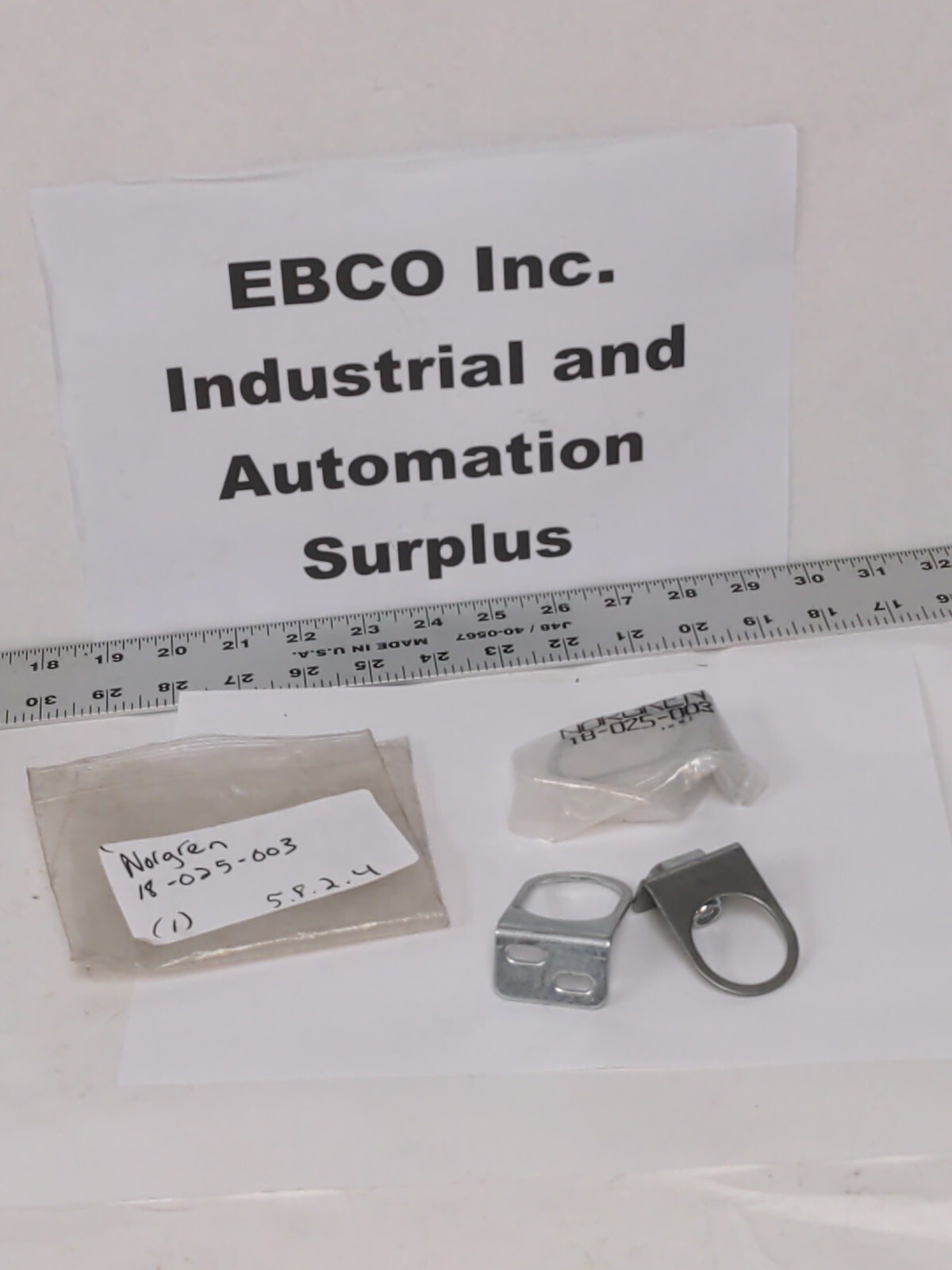 NORGREN 18-025-003 Regulator Wall Bracket with Plastic Nut, R06 Series ...