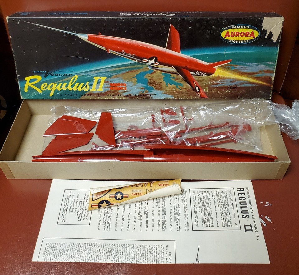AURORA 1957 Vintage Regulus II Guided Missile kit #132 | eBay