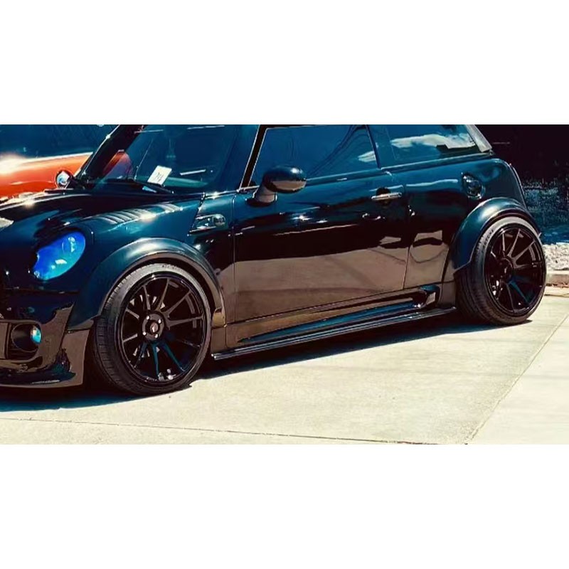 Unpainted Wide Body Front Rear Fender Flares Kit for Mini Cooper R56 ...