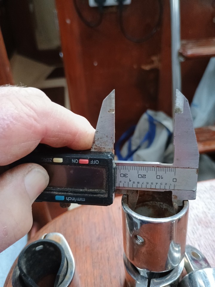 Bimini adjustable open top slide clamp boat canopy cover frame 27-30mm ...