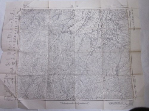 Shiojiri Map Japan 1:50,000 Topographic Old Map Used Sheet Japan 66m ...