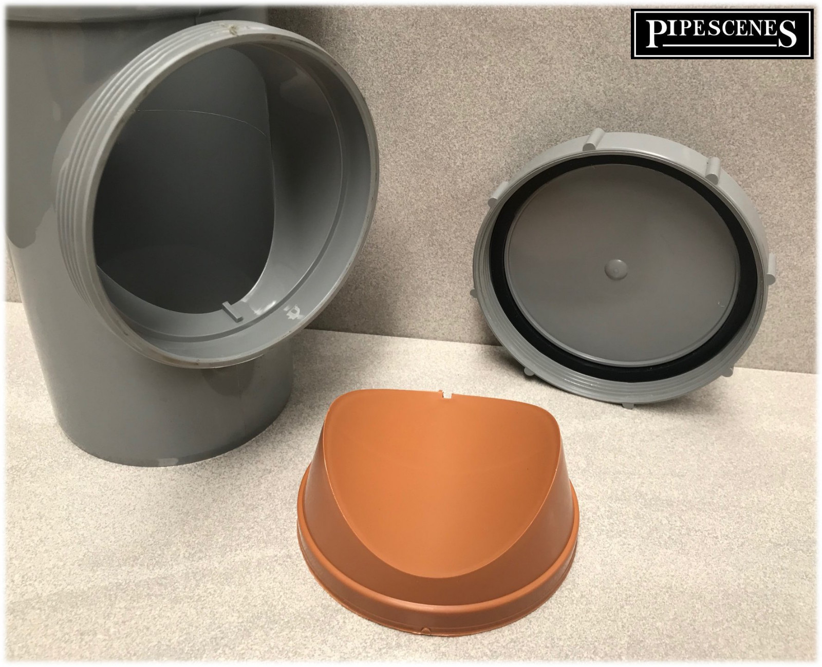 Soil Pipe Access Rodding Point Inspection Eye 110mm Grey Single Socket ...