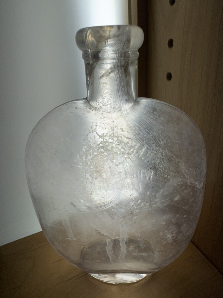 Eureka! Nevada Abadie Pumpkinseed Whiskey Flask Mining Rare! Liquor ...