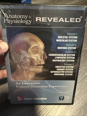 Anatomy and Physiology Revealed CDs 1-4 Complete Series PC CD-ROM Set ...