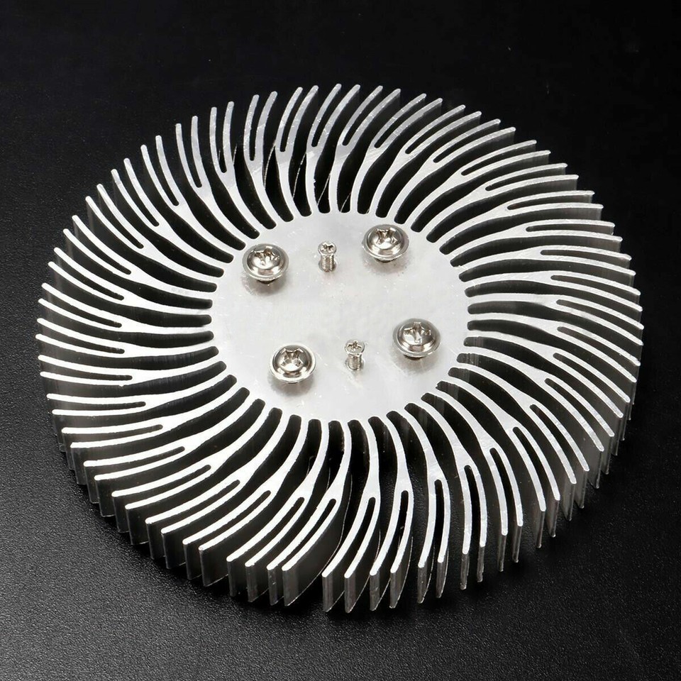 90mm x10mm Round mountable Aluminum Heat Sink Cooling For 10W LED ...
