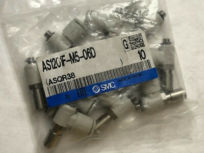 (10EA) SMC AS1201F-M5-06D FLOW CONTROL VALVE , FREE SHIPPING!!! | eBay
