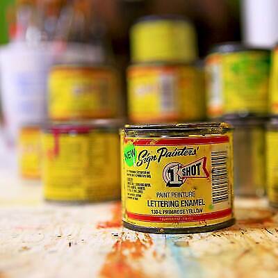 1/4 Pint 1 Shot Starter Enamel Kit 5 Color Set Of Pinstriping Lettering ...