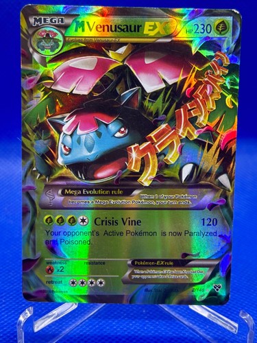 Pokemon Card - M Venusaur EX XY Base Set 2/146 Ultra Rare | eBay
