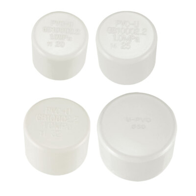 PVC Pipe Cap Fitting, Slip Socket External End Caps Parts | eBay