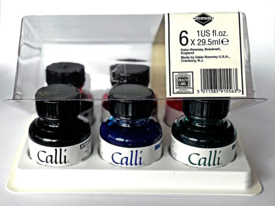 DALER ROWNEY Calli Calligraphy Ink 6 color set 6 x 29.5ml | eBay