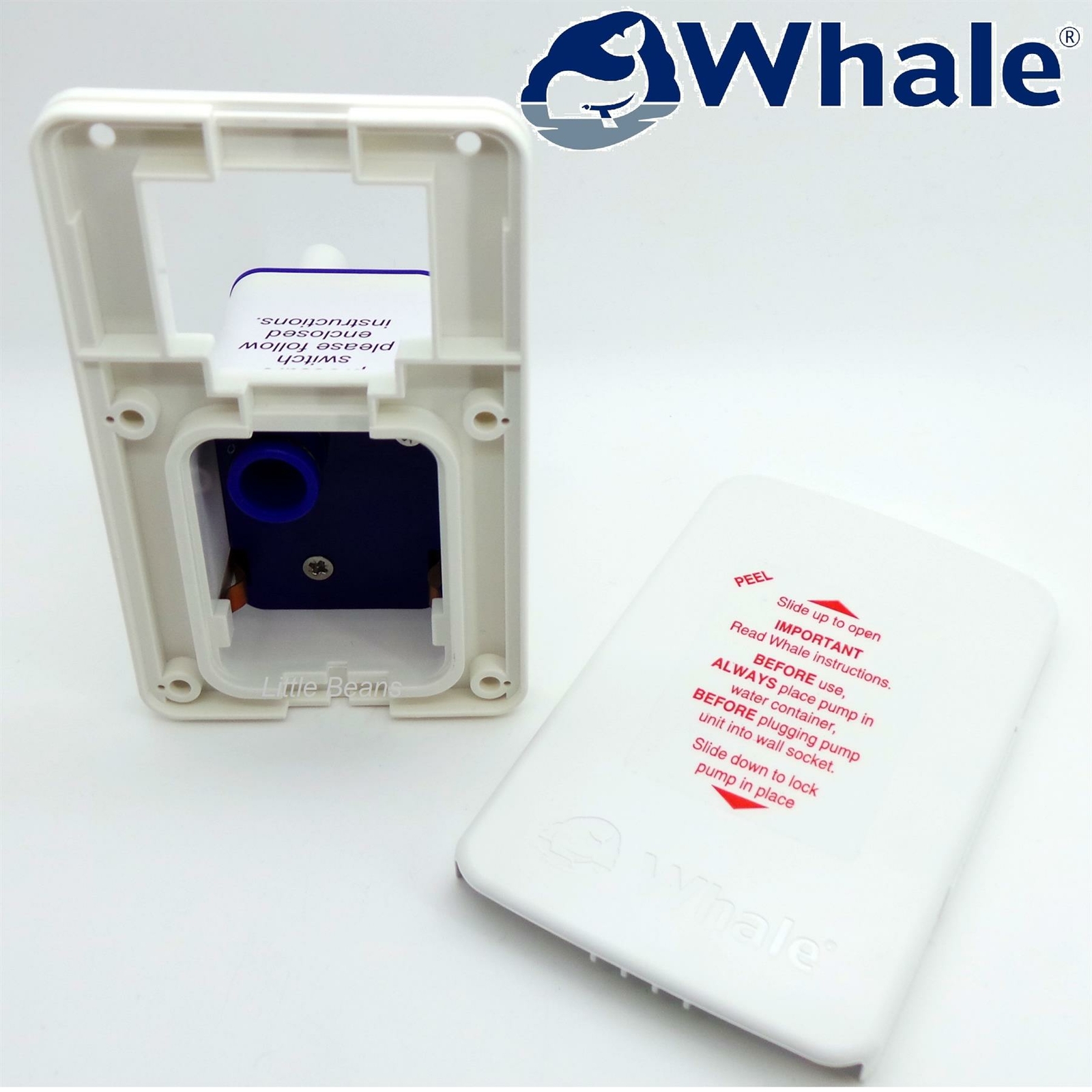 WHALE Watermaster Easi Slide Water Inlet Socket & Lid White Caravan ...