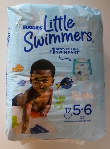 New Huggies LITTLE SWIMMERS Swim Diapers Finding Nemo Size 5 - 6 Pack ...