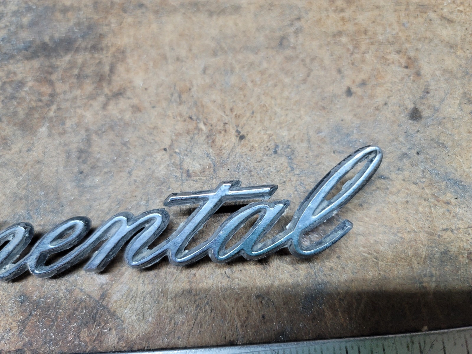 1974 1975 Ford Lincoln Continental Script Emblem D5VB-65291B63-AA | eBay