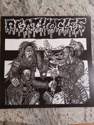 AGATHOCLES/ RUST SPLIT LP - HARDCORE PUNK DEATH METAL MINCECORE COLOR ...