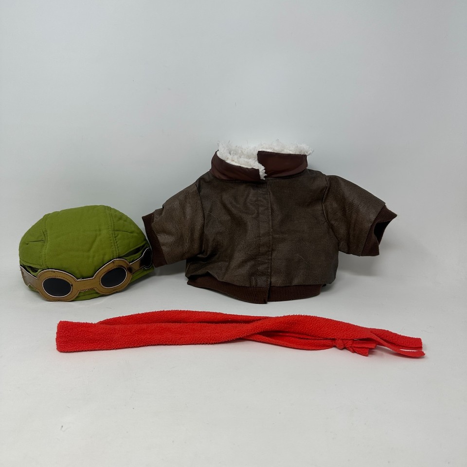 Build A Bear Peanuts Flying Ace Pilot Outfit Plush BAB Aviator ...