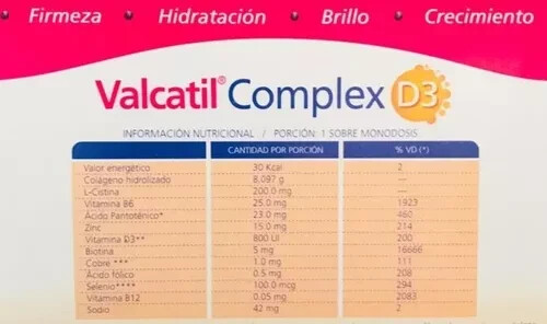 Valcatil Max D3 X 30 Capsulas - Anticaida Cabello - Anti-Hair Loss - 2 ...