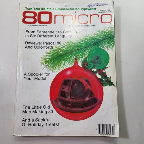 80 Micro Tandy TRS-80 Magazines Radio Shack- Vintage Tech Collectible Dec 1982 | eBay