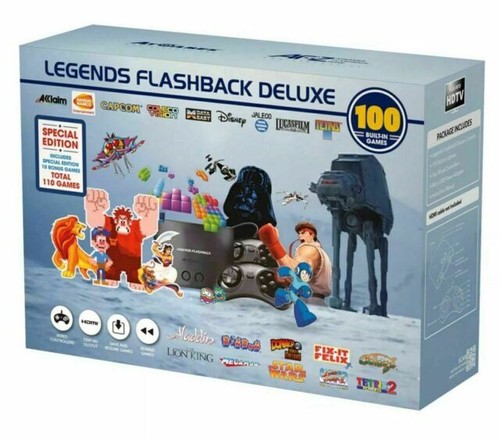 AtGames Legends Flashback Deluxe Special Edition Console with 110 Games ...