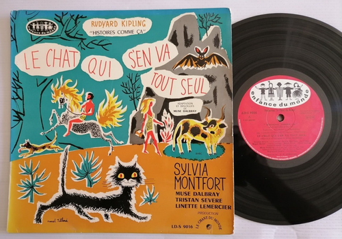 LE CHAT qui S'EN VA TOUT SEUL - Muse Dalbray - 25 cm LP R Kipling ...
