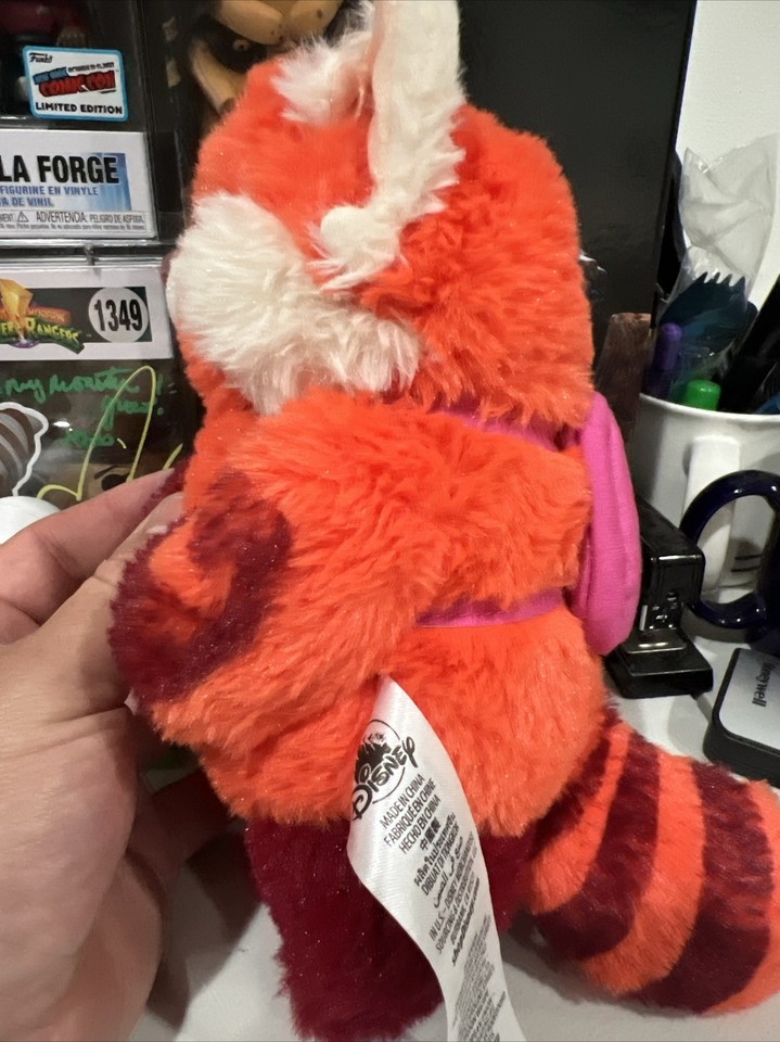 Turning Red Mei Panda 9 Inch Plush Disney Store Pixar with Backpack Red ...