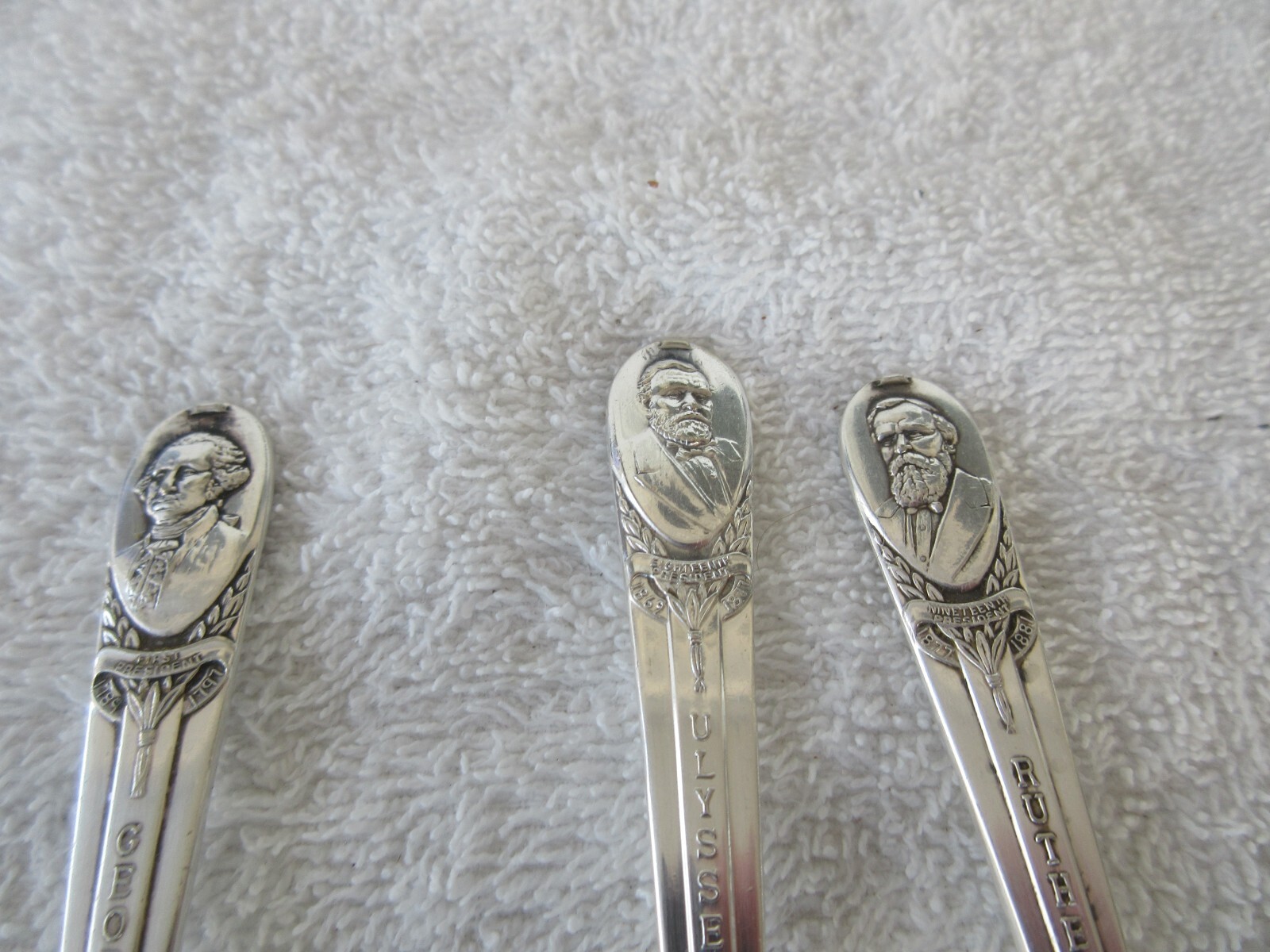 SET OF 6 [WM ROGERS MFG CO ] SILVER PLATED PRESIDENT SPOONS !! | eBay
