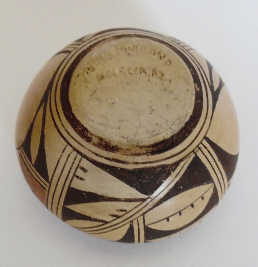 Vtg Vivian Muchvo Polacca Az Hopi 1st Mesa Miniature Polychrome Pottery ...
