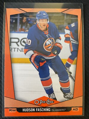 Hudson Fasching 2024-25 O-Pee-Chee OPC Orange Parallel Card #12/25 | eBay