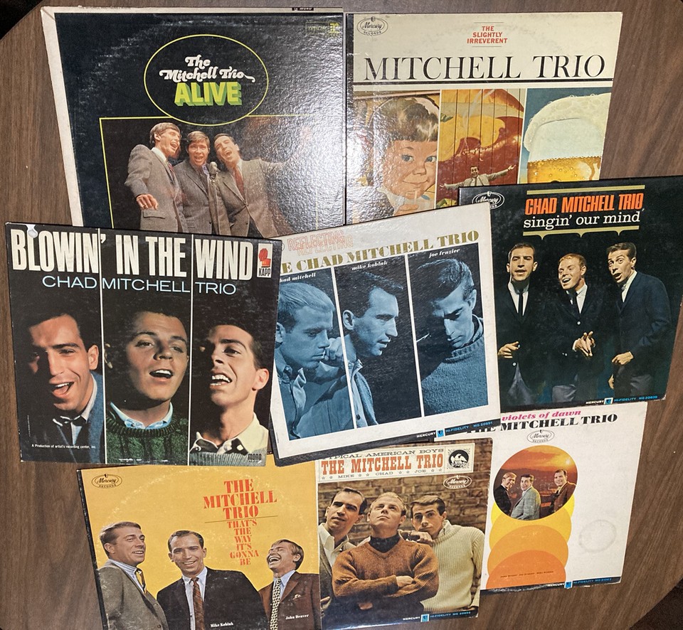 Folk Vinyl LPs: Choose from Kingston Trio, Pete Seeger, Mitchell Trio ...