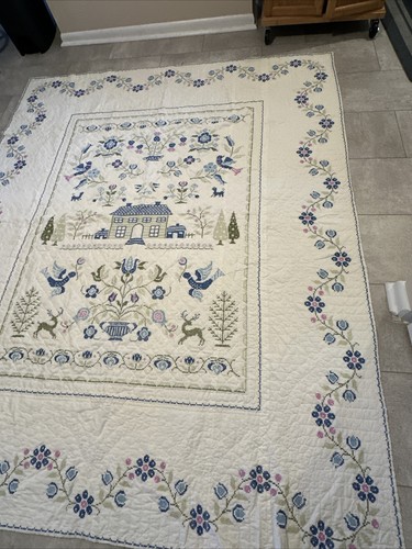 Vintage Full Size Quilt American Sampler Paragon Kit Completed | eBay
