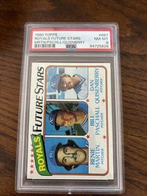 1980 Topps - Future Stars Dan Quisenberry, Renie Martin, Bill Paschall ...