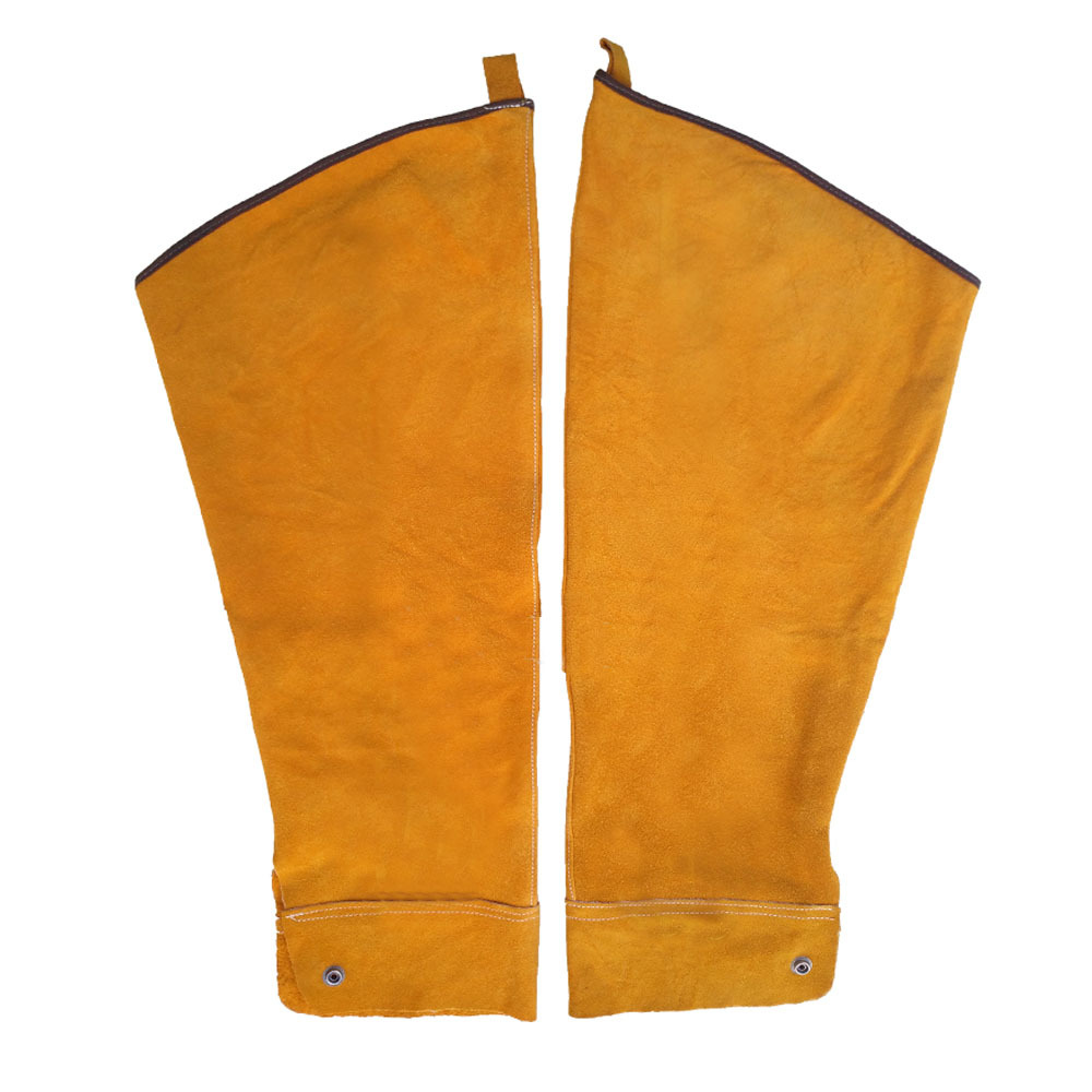 Welding Heat Insulation Protect Leather Aprons Gloves Shoe Cover ...