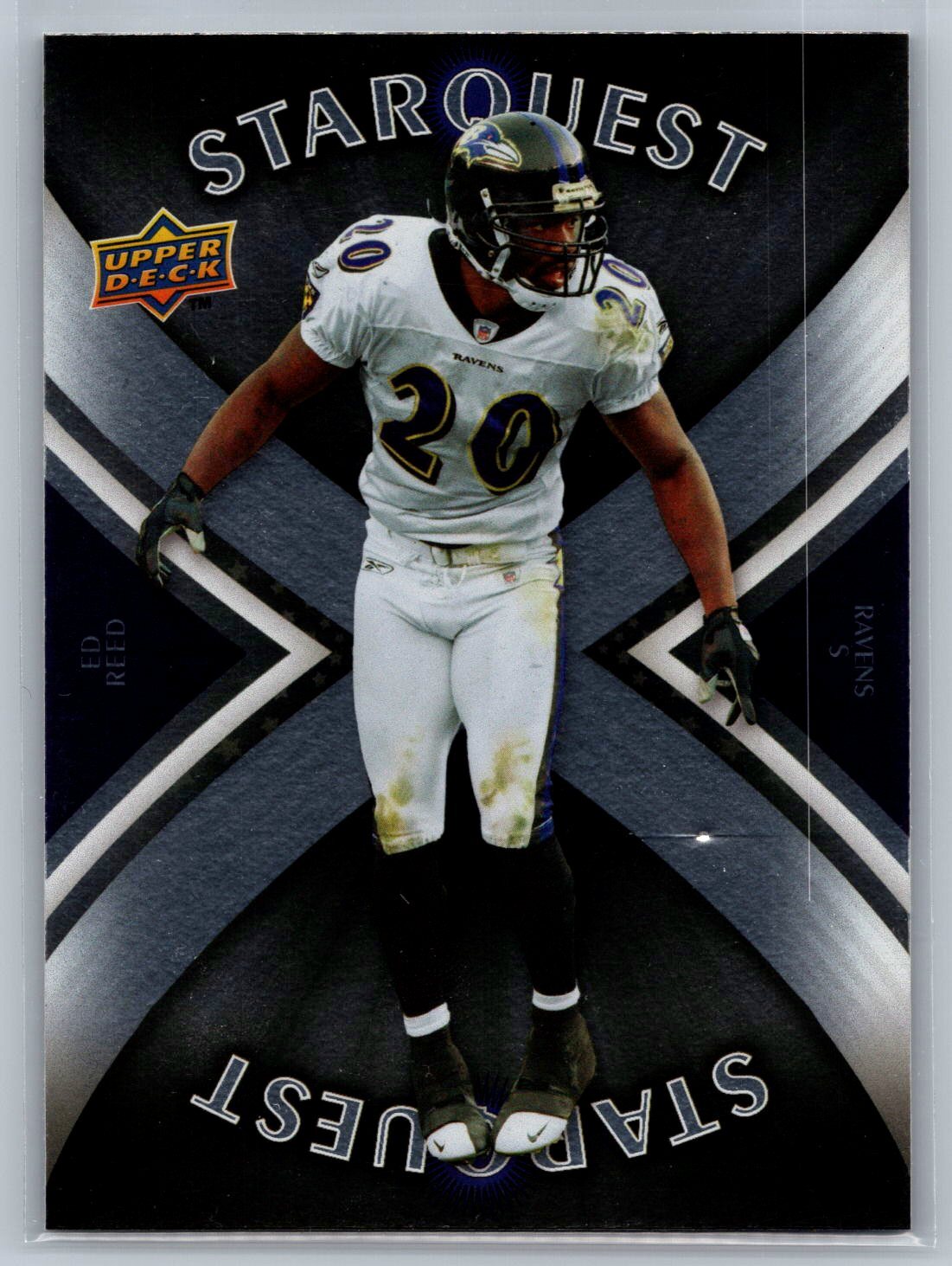 Ed Reed 2008 Upper Deck First Edition Football StarQuest #SQ12 Ravens ...
