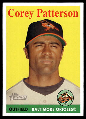 2007 Topps Heritage #79a Corey Patterson Team name in yellow Card | eBay