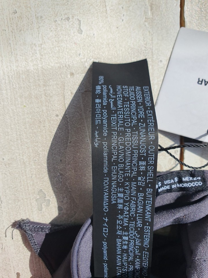 ZARA Women's Ruffle Bikini Swim Top GRAY Swimwear Size S | eBay UK