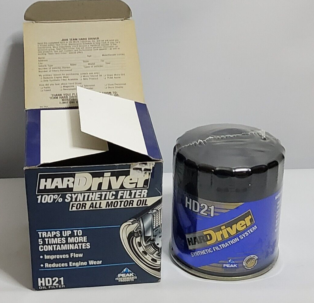 HARD-DRIVER HD21 - Cross reference oil filters