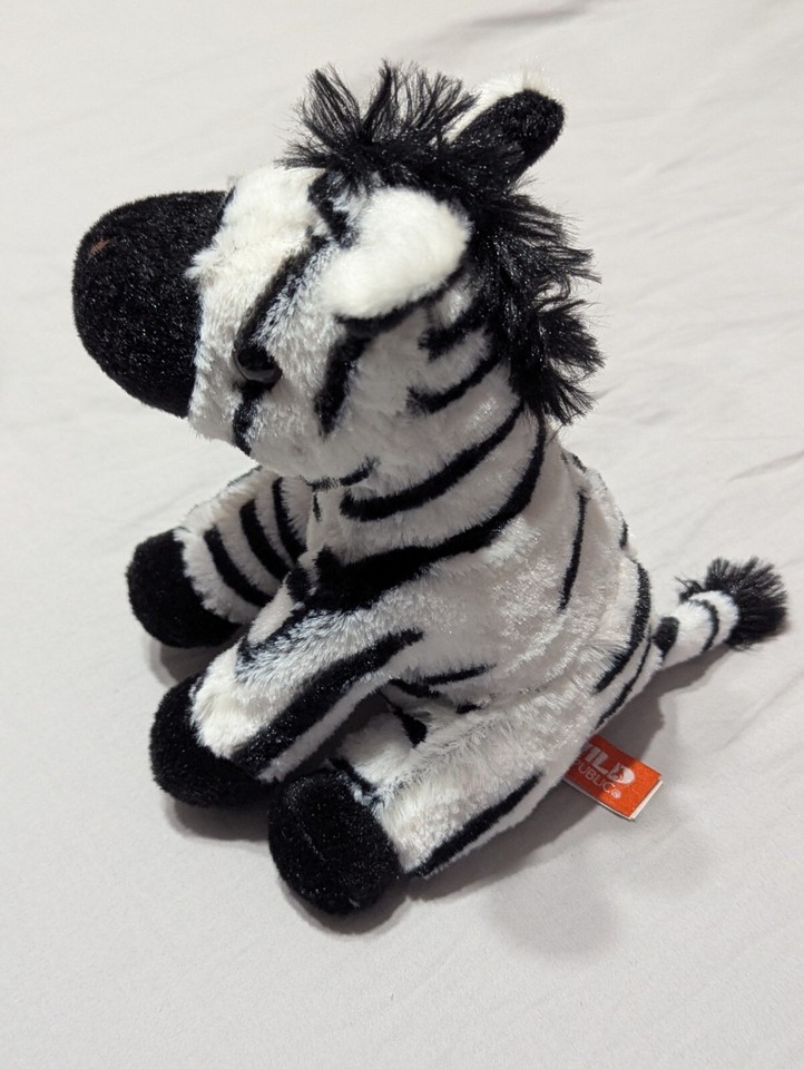 Wild Republic Zebra Plush Stuffed Animal 12" Realistic Bean Africa WWF ...