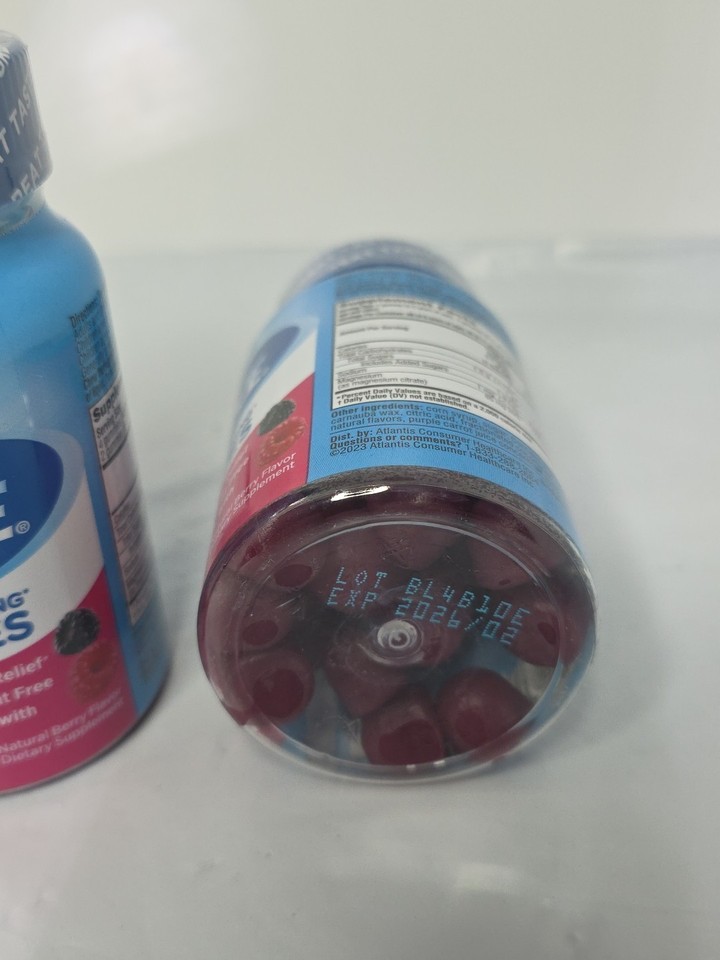 Colace Magnesium Citrate Stool Softening Berry 60 Gummies.(2Pk) Exp.26 ...