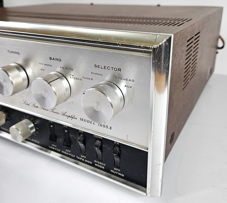 Sansui 3000A Stereo Receiver AM/FM MPX Tuner Stereo Phono Aux Amplifier ...