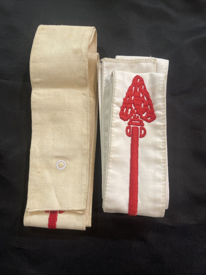 OA Two Old Order of the Arrow Sashes Boy Scouts Of America As Pictured ...