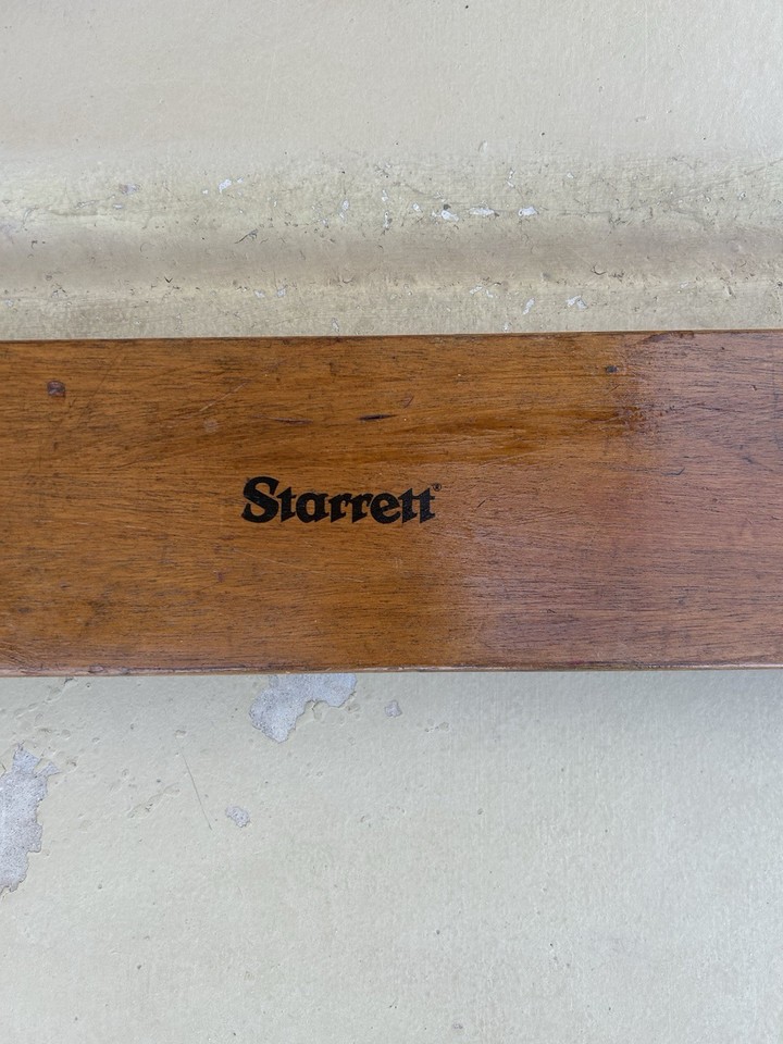 STARRETT No 123 0-24" MASTER VERNIER CALIPER Master Bar Inside Outside ...