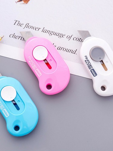 Mini Pocket Box Cutter Retractable Blade Utility Knife Kids Loose ...