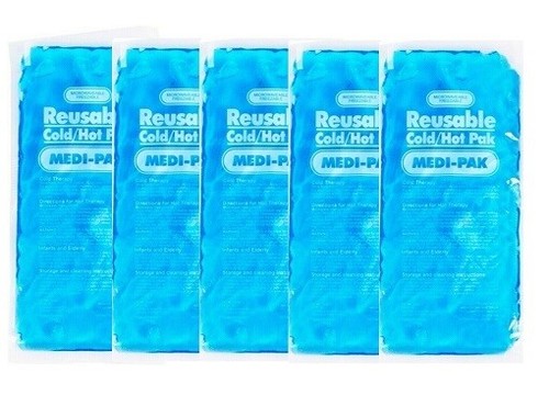5 x Medi-Pak Hot/Cold Pak Microwaveable Freezable Small | eBay