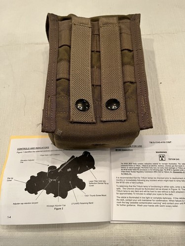 Sight Rifle Combat Optic M150 Manual And Padded Coyote Case | eBay