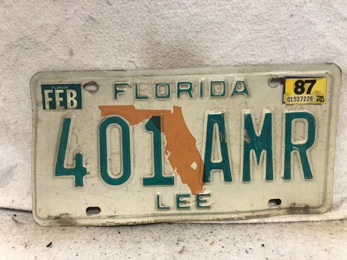 1987 Florida License Plate - Lee County | eBay