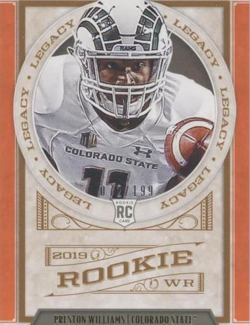 2019 Panini Legacy - Rookies Preston Williams #191 Orange /199 (RC) for ...