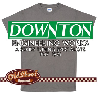 Downton Engineering Classic Car T Shirt A Series Tuning Mini Morris ...