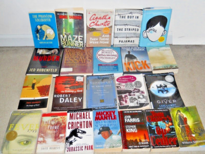 Huge Wholesale Collection of 22- BOOKS/ NOVELS, Essays- Famous Authors ...