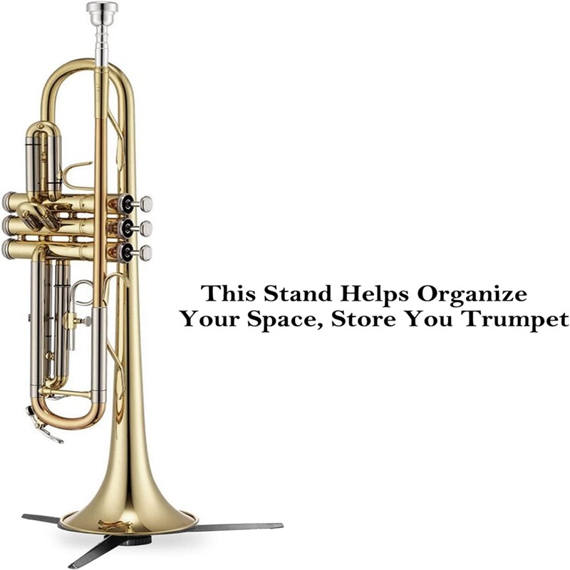 Trumpet Stand Portable Trumpet Holder Foldable Metal with 5 Legs ...